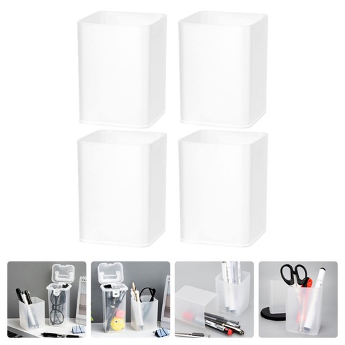 Pen Storage Box Can for Desk Multifunctional Holder Office Mark ...