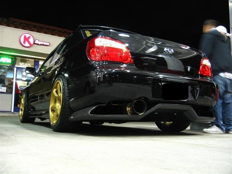 Subaru Impreza GC/GD/GH Voltex look rear bumper diffuser / undertray | eBay