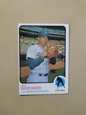 1973 Topps Baseball Card #126 Jim Brewer - vg oc read description | eBay