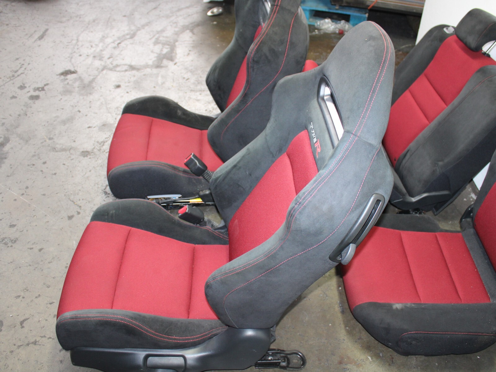 JDM 2007-2011 Honda Civic Type R FN2 Type R Recaro Seats With Rails ...