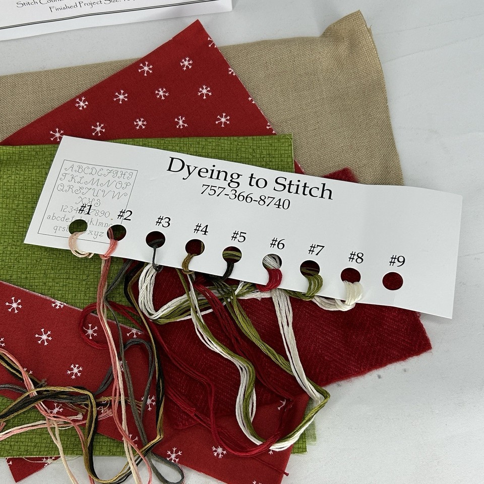 Pineberry Lane Cross Stitch Embroidery Needle point Kit "X-Mas Sewing Roll" | eBay