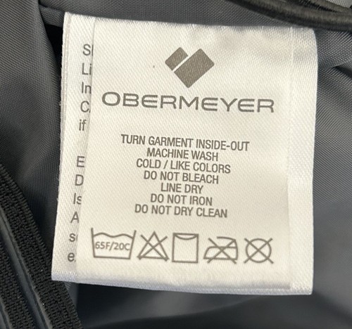 OBERMEYER Leighton Ski Jacket Coat Womens Size 14 Blue Gray Warm Puffer ...