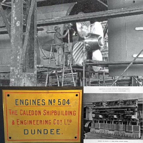 Caledon Shipbuilding & Engineering Co Ltd of Dundee Shipbuilders Plate ...