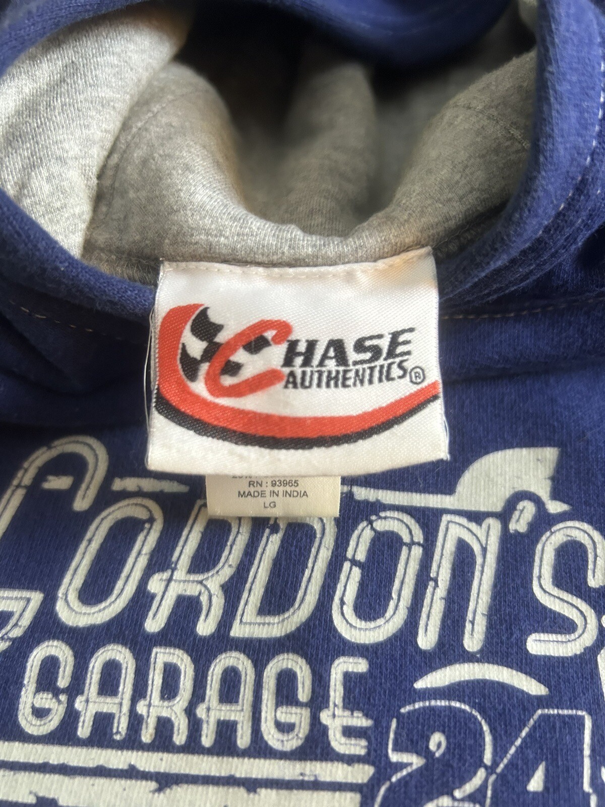 Vintage Jeff Gordon #24 NASCAR Chase Authentics Gordan’s Garage Hoodie ...