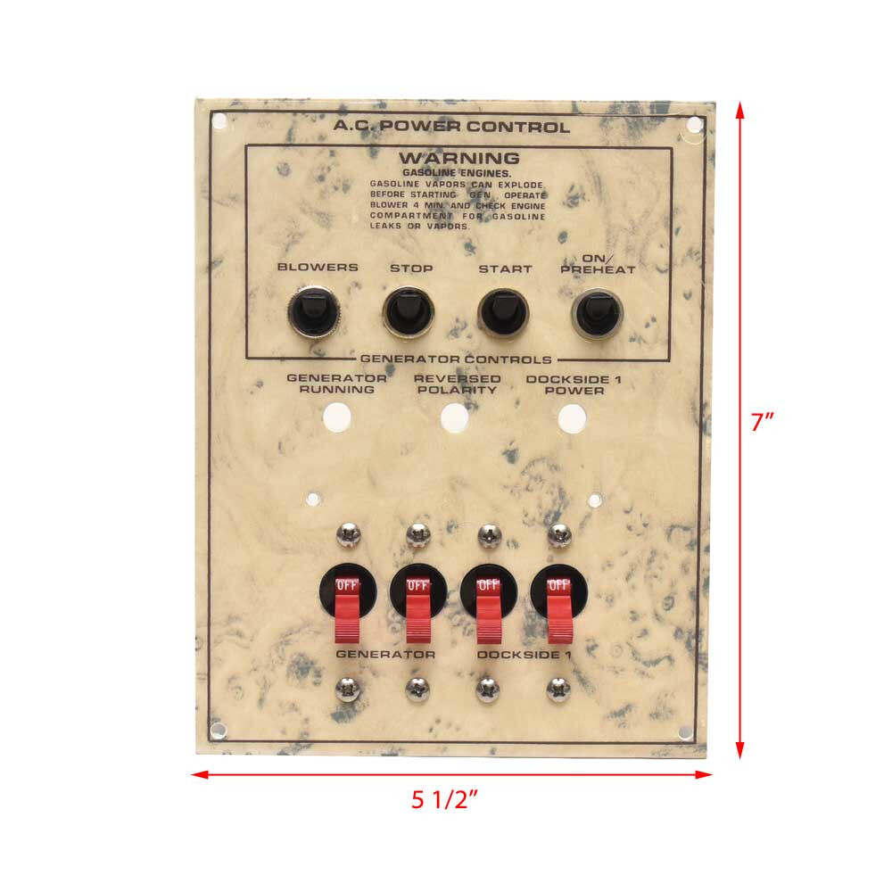 Boat Generator Breaker Panel | Kohler Westerbeke | eBay