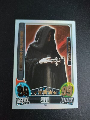 Star Wars : Emperor Palpatine 240 Holo Rainbow Force Attax ! Nm | eBay
