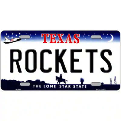 Rockets Texas Metal Sign | eBay