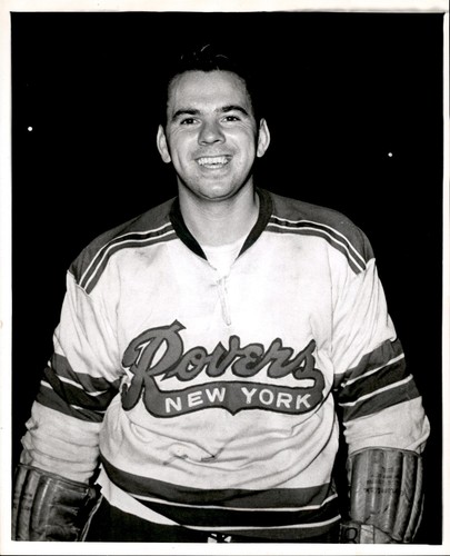 PF9 Orig Photo HILLARY "MINNIE" MENARD 1959-61 NEW YORK ROVERS HOCKEY ...