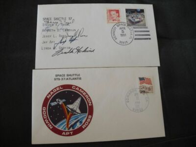 NASA Space Shuttle STS-37 Full Crew Signed Cover | eBay