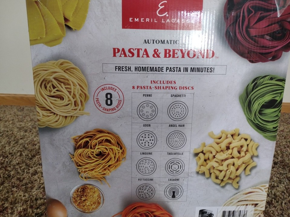 Emeril Lagasse 4 in 1 Pasta & Beyond Pasta Machine Juicer/Frozen ...