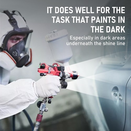 Spray Gun LED Light Adjustable Universal For All Spray Guns Night ...