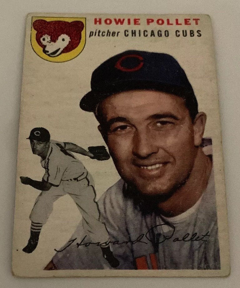 1954 Topps # 89 Howie Pollet Baseball Card Chicago Cubs | eBay