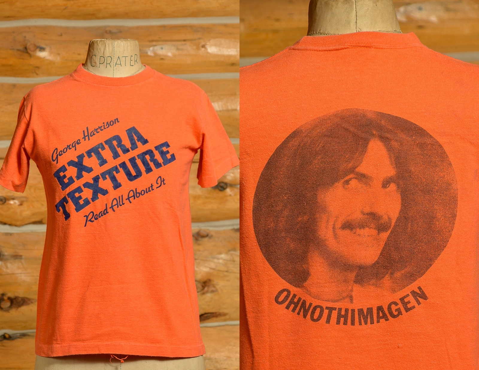 1975 George Harrison Extra Texture Album Front and Ba… - Gem