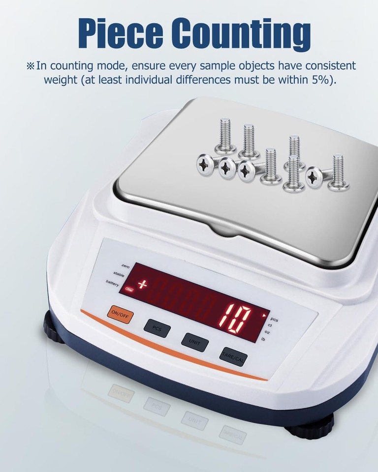 500g Analytical Balance 0.001g Digital Lab Precision Balance Precision ...