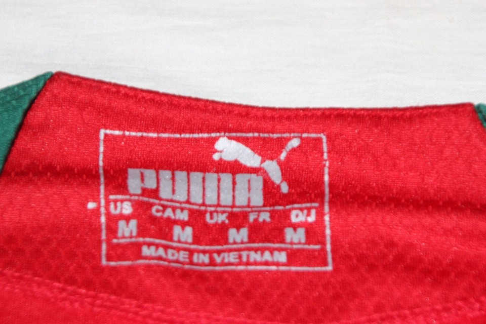 Morocco National Team Football Shirt By Puma Size M Number 7 Ziyech | eBay