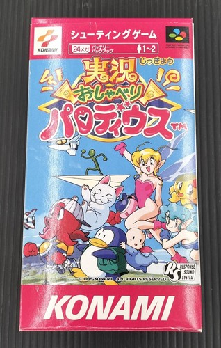 KONAMI Jikkyou Oshaberi Parodius Super Famicom game | eBay