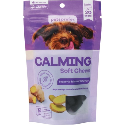 Pets Prefer Calming Soft Dog Chews (30-Count) 99-090 Pets Prefer 99-090 ...