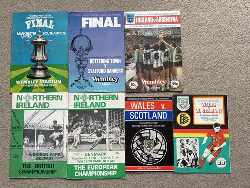Vintage Football Programmes. 1976 - 1980. Excellent Condition. Home ...