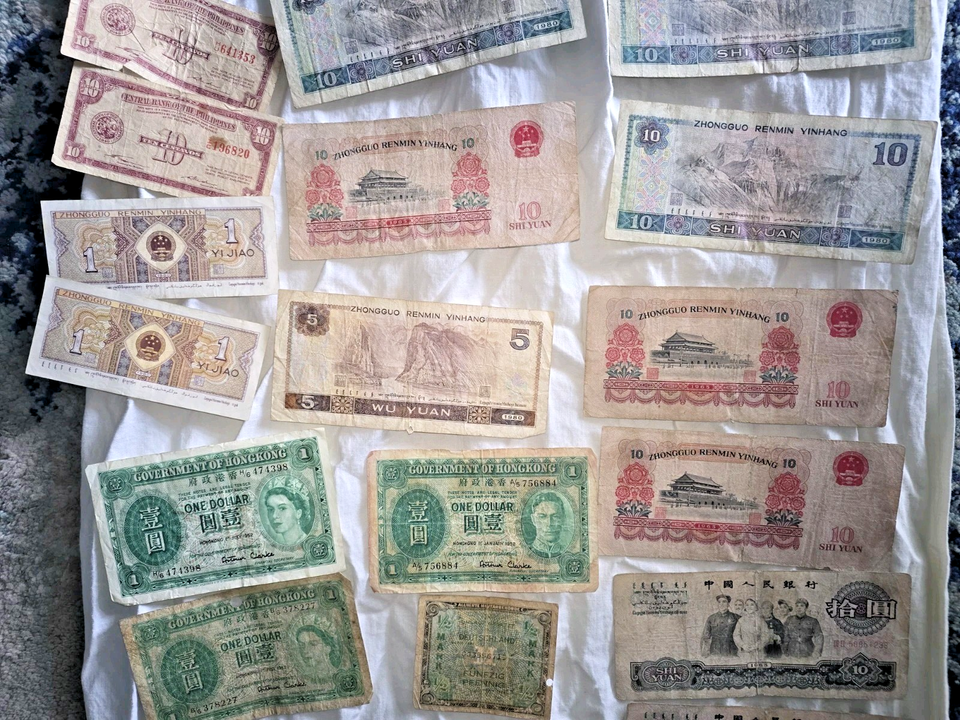 Foreign paper currency lot Assortment of Countries 46 pieces | eBay