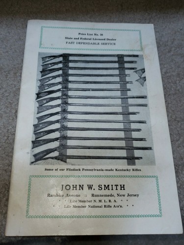 John W. Smith Antique and Modern Firearms Accessories Catalog 1934 ...