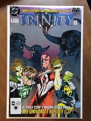 DC Universe: Trinity Comic Book #1 Foil (August 1993) D.C. Comics, VF ...
