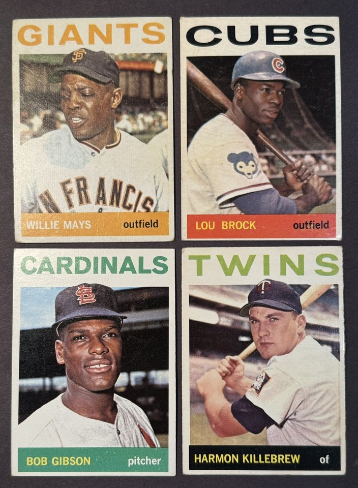 1964 Topps Baseball Complete Set (1-587) Mantle Mays Rose Niekro Rc PSA ...