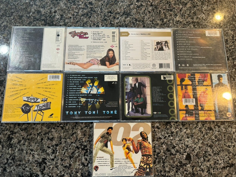 Old School Hip Hop R&B CD Lot Destiny’s Child Toni Tony Tone Smooth 702 ...