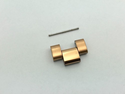 Ladies Fossil Model DW5A Rose Gold Tone Link FTW6000 18mm Brushed and ...