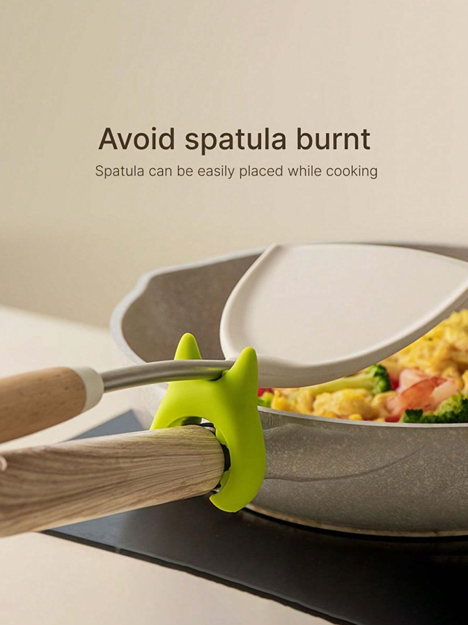 1pc Kitchen Spatula Rack - Creative Anti-Scalding & Overflow Design ...