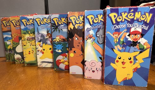 Pokémon - Lot Of 8 VHS Tapes - VIZ VIDEO - 1998 (Used) | eBay