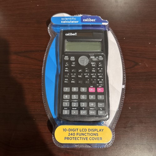 Caliber Scientific Calculator 10-Digit LCD Display 240 Functions W ...