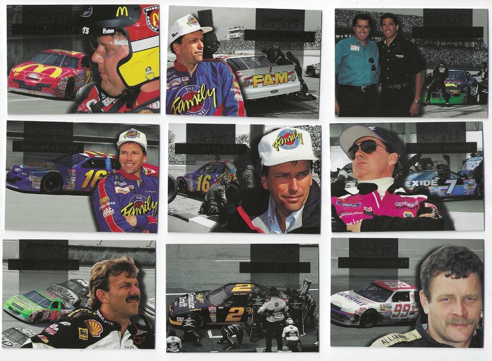 42 NASCAR 1994 FINISH LINE GOLD VINTAGE CARDS AS A LOT | eBay