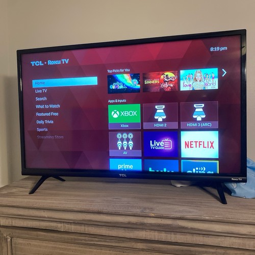 TLC Roku Tv, 36-40 Inch, Black Outline | eBay