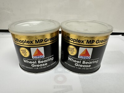 Citgo Lithoplex MP Grease, Lithium Complex plus Moly, NLGI 2, 16oz tub ...