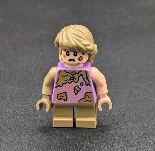 100% Lego Mini Figure Jurassic Park Lex Murphy Dirt Stains Pattern From ...