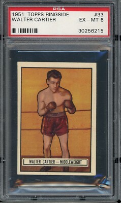 1951 Topps Ringside Boxing #33 Walter Cartier PSA 6 | eBay