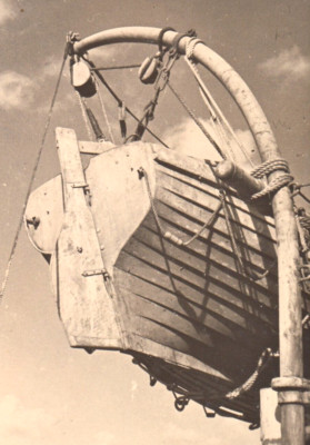 1944 WW2 Photo Lifeboat on Cargo Ship SS Boryslaw Bytom Polish Navy 3 x ...