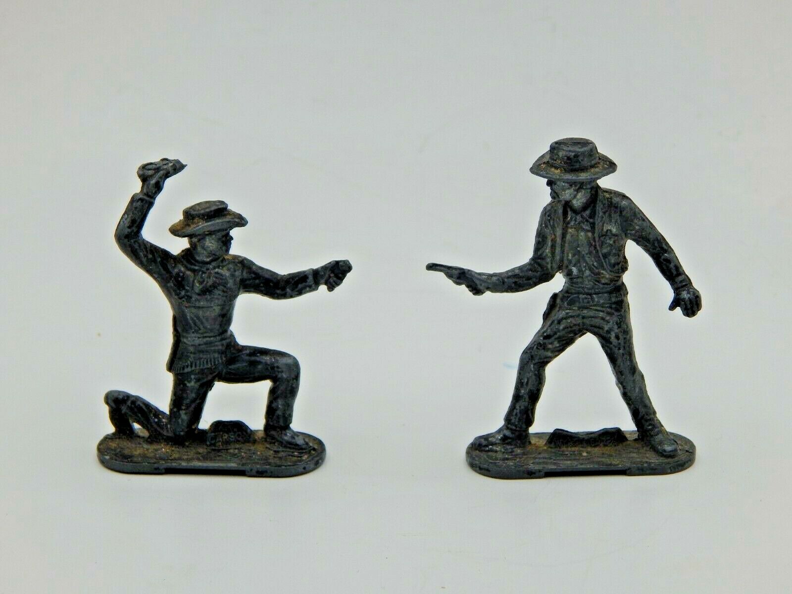 Lot of 2 Vintage Lone Star Metal Cowboys Figurines Figures Made in ...