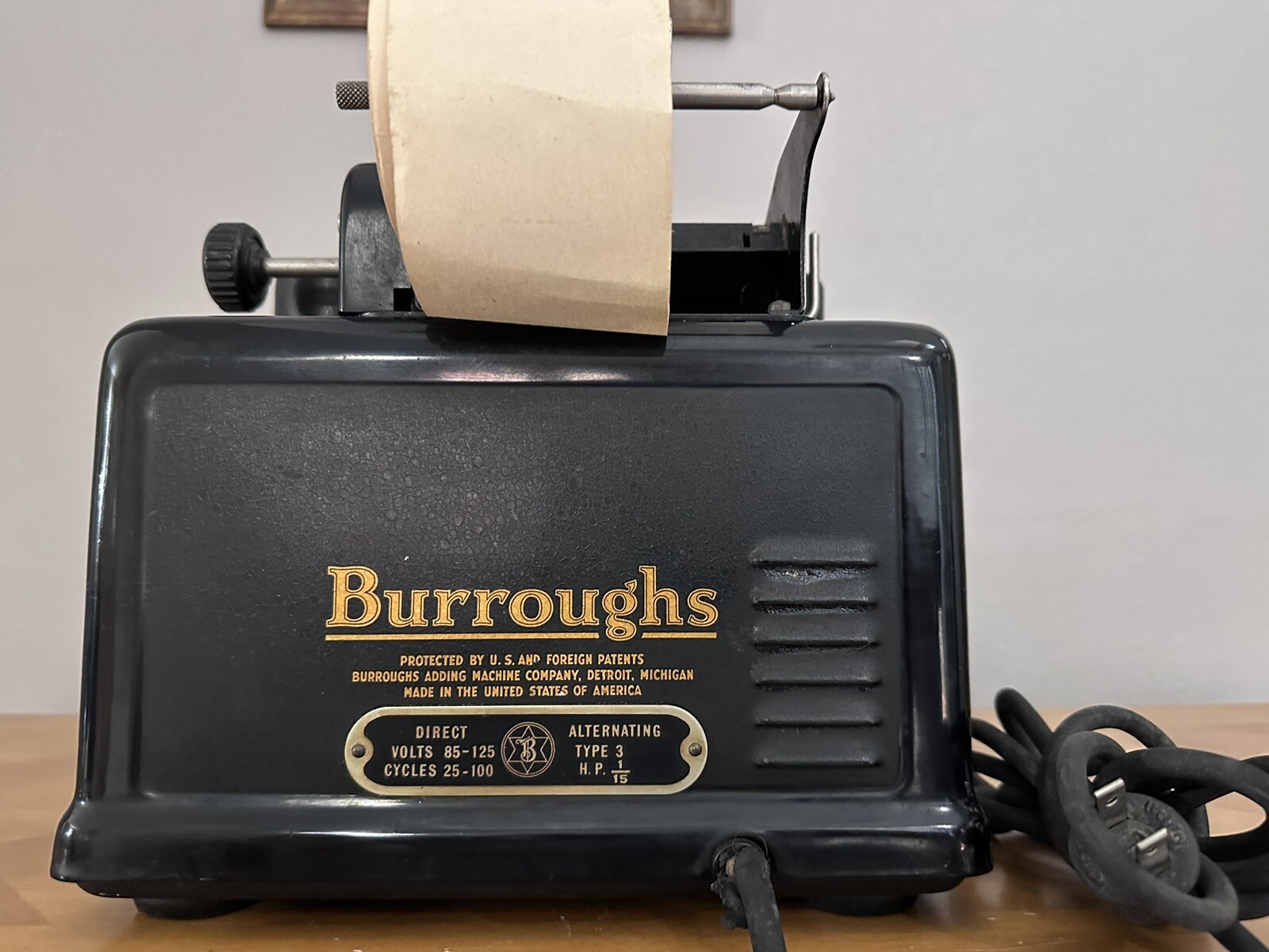 Vintage Burroughs Electric Adding Machine | eBay