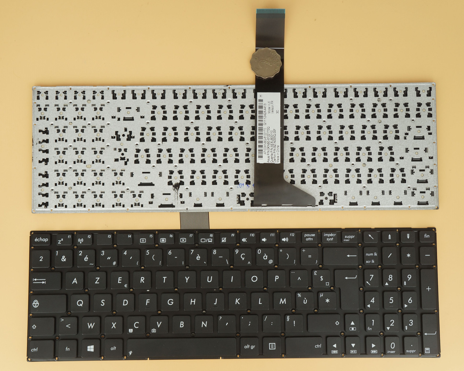 NEW For ASUS R505J R510C R510D R510E R510J R510L R510V Keyboard French ...