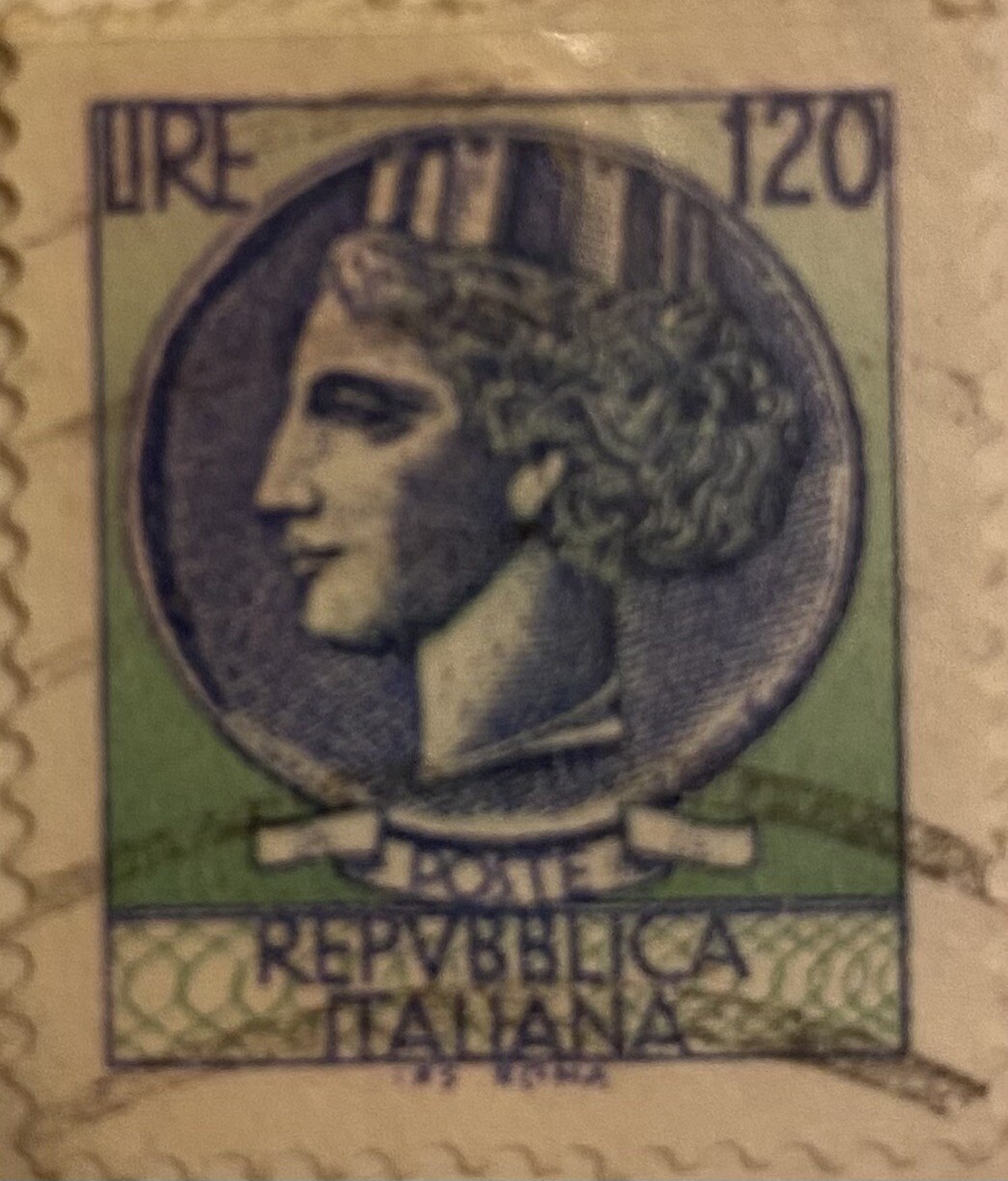 Vintage Rare Repvbblica Italiana Stamps 10 20 100 120 Lire AMAZING ...