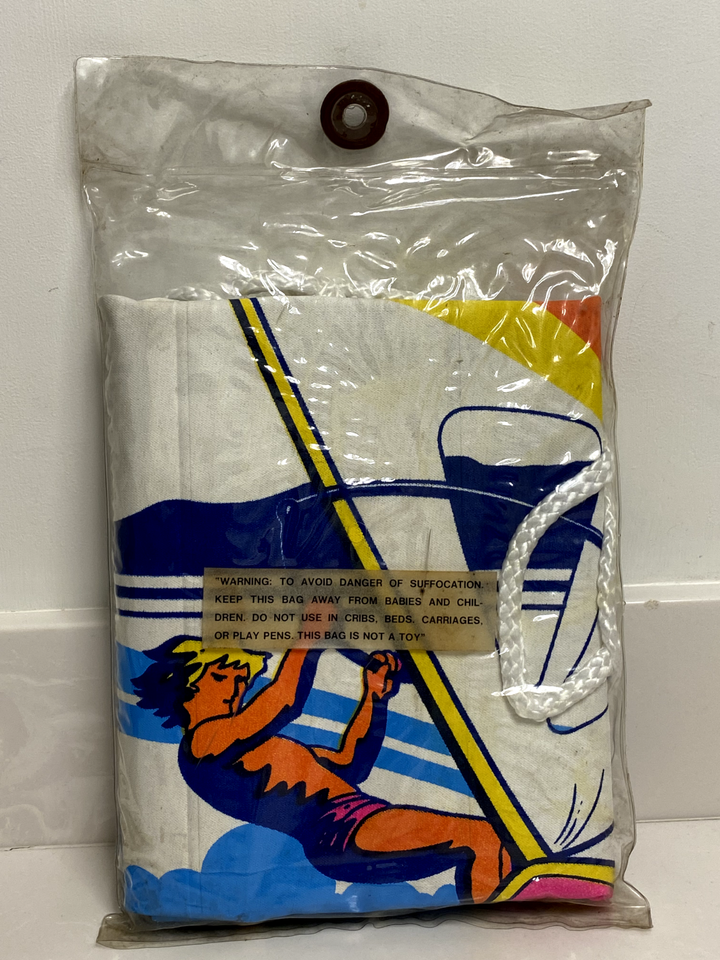 Vintage Deluxe Fabric Surf Rider 20" x 35" Inflatable Windsurfer Float ...