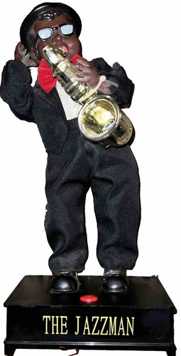 Vintage-The Jazzman-Plays Music Swinging Saxophone Player Battery ...