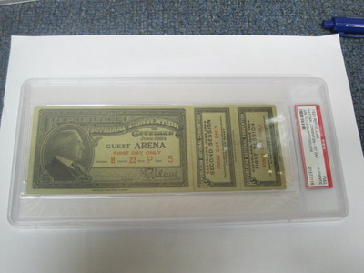 6/10/24 Republican Cleveland Coolidge (EX-MT) Ticket PSA Certified | eBay