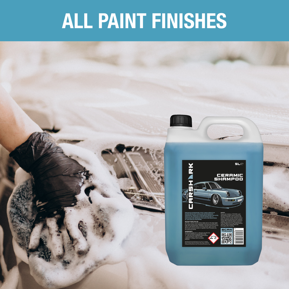 Ceramic Car Shampoo 5 L, Hydrophobic Effect, Protective Layer, CARSHARK ...