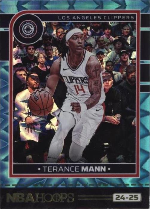 2024-25 Panini Nba Hoops - Terance Mann #189 Teal Explosion for sale ...