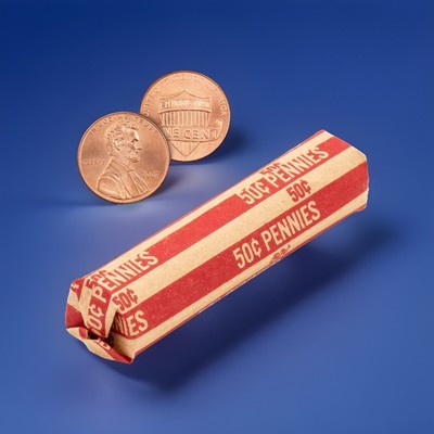 Penny Coin Wrappers, 10 Flat Striped Coin Wrappers | eBay