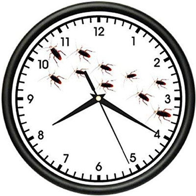 PEST Control Wall Clock Bug Man Exterminator Fun Gift | eBay