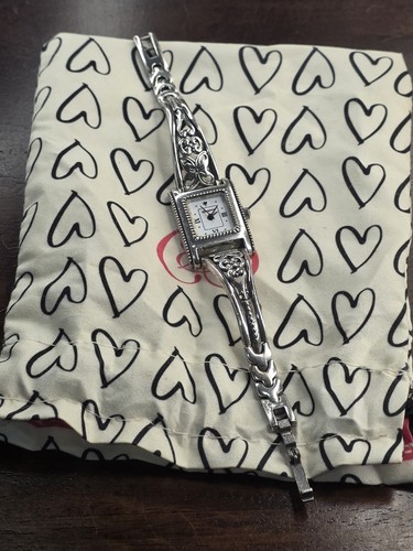 Brighton Jewelry "Hamilton" Bracelet Watch w/ Butterfly filigree. Needs ...