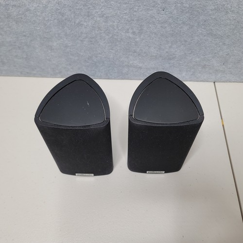 (2) Polk Audio RM7 Portable Wired 140-20k Hz Satellite Speakers Black ...